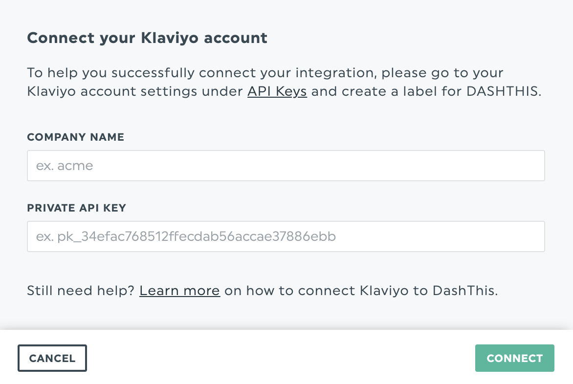 How to connect with Klaviyo